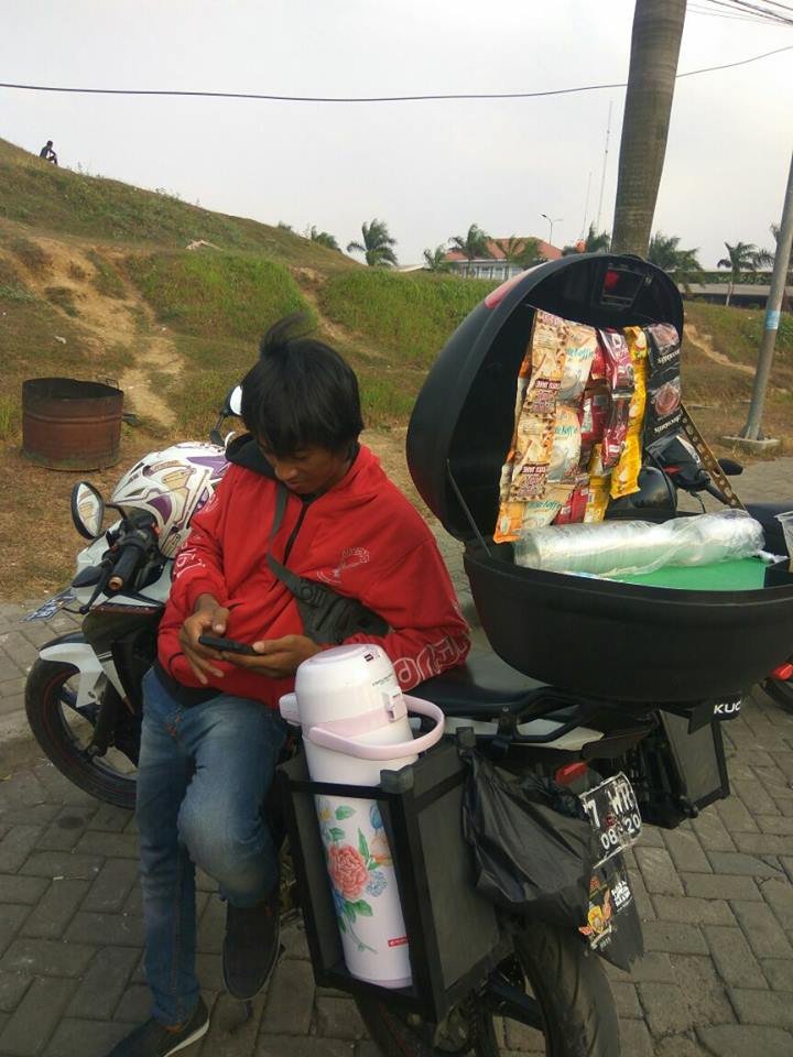 Pakai Box Motor Buat Jualan Kopi | Rider Ndeso94 (dot) com